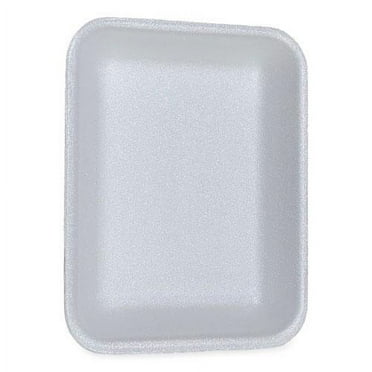 GEN GEN8PWH 8P Foam Meat Tray, White - 250 per Case - Walmart.com