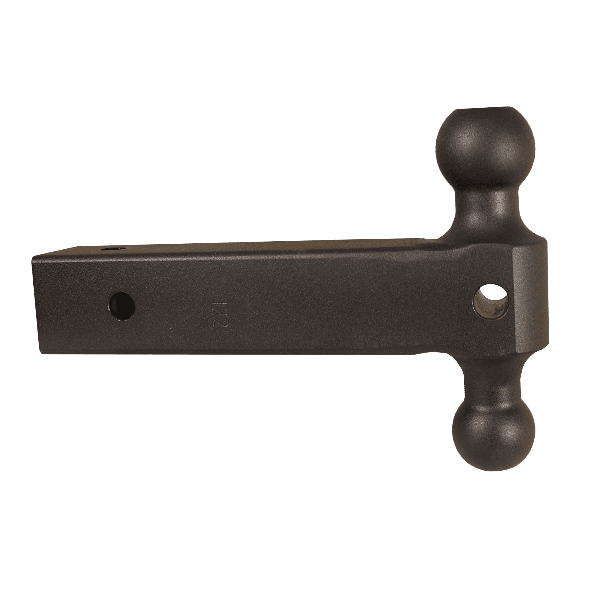 GEN-Y GH-064 Extended Dual Ball Mount, Solid Steel 2.5" Shank, 12 ...