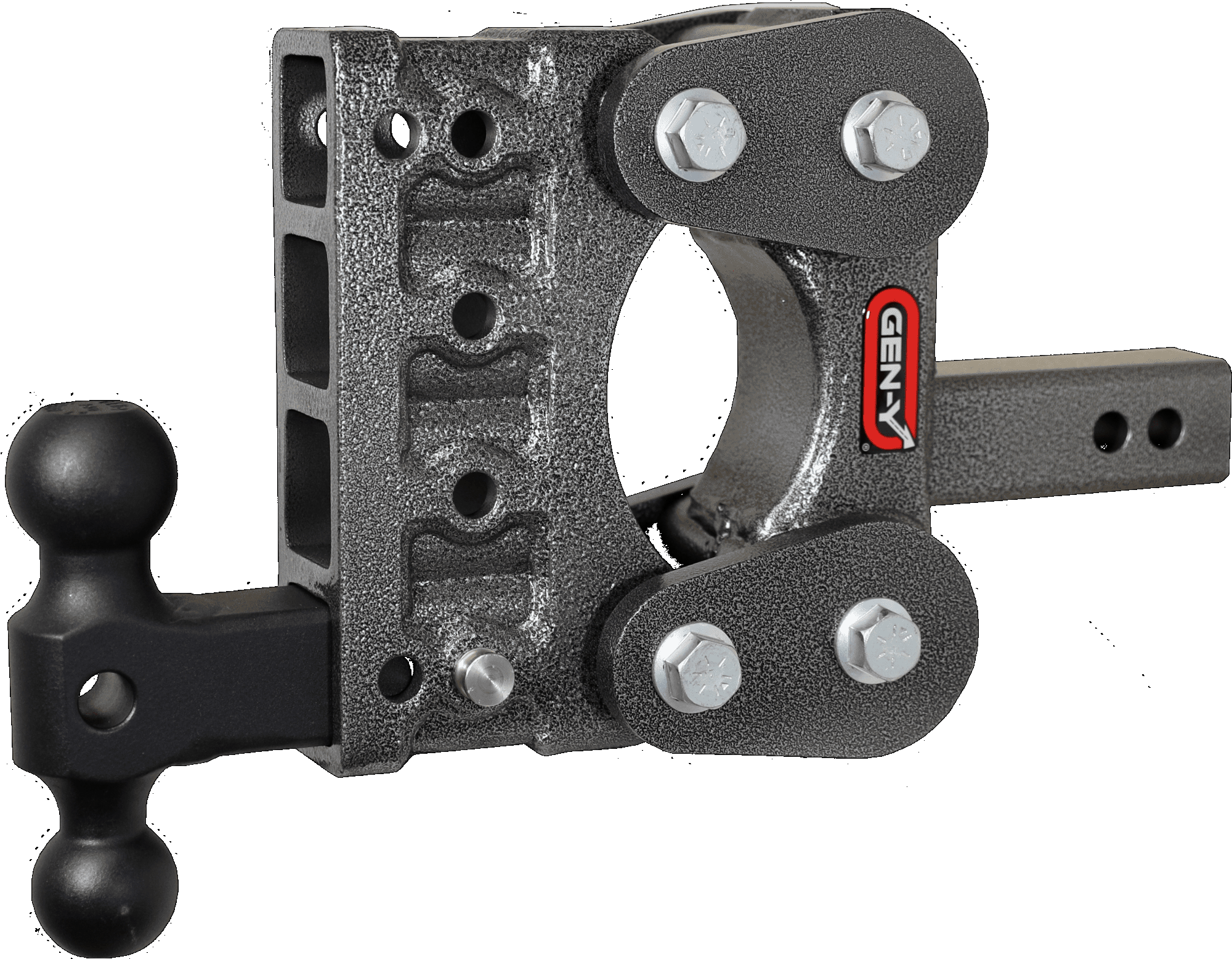GEN-Y GH-1014 The BOSS TORSION-FLEX Adjustable 5" Drop Hitch with GH ...