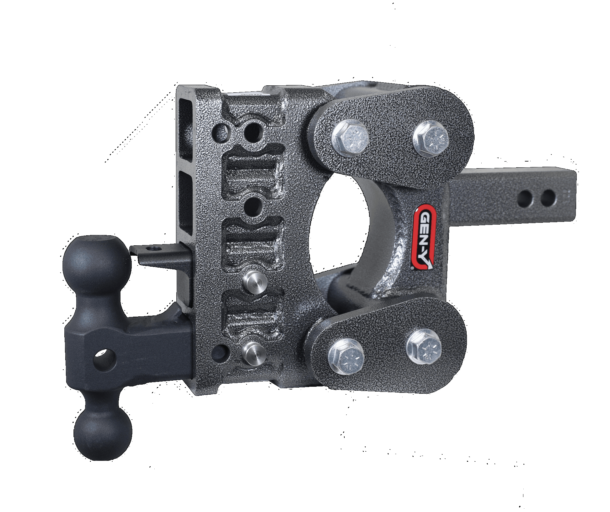 GEN-Y GH-1024 The BOSS TORSION-FLEX Adjustable 5" Drop Hitch with GH-031 Dual-Ball, GH-032 ...