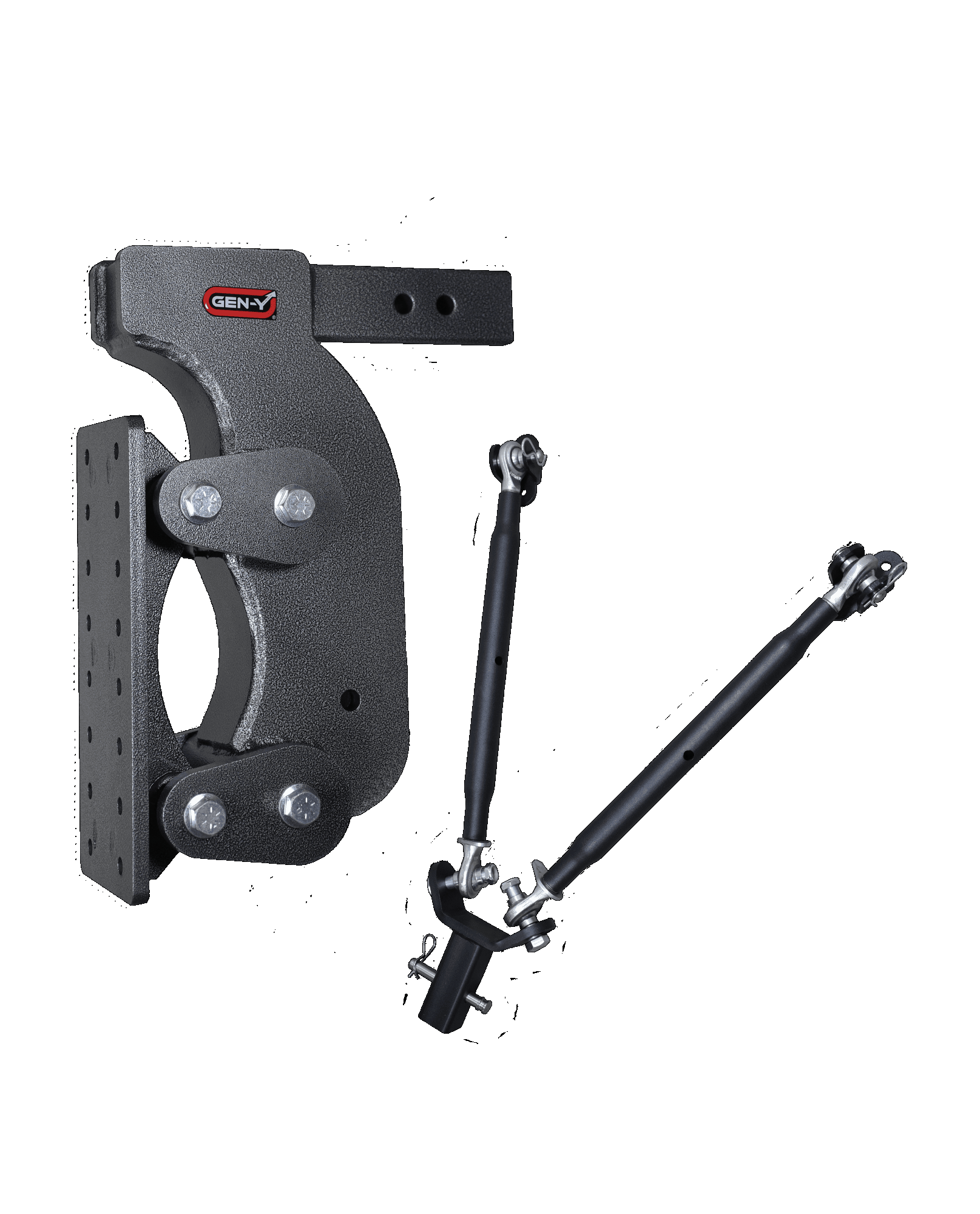 GEN-Y GH-1501 The BOSS TORSION-FLEX Pintle Plate Adjustable 15" Drop ...