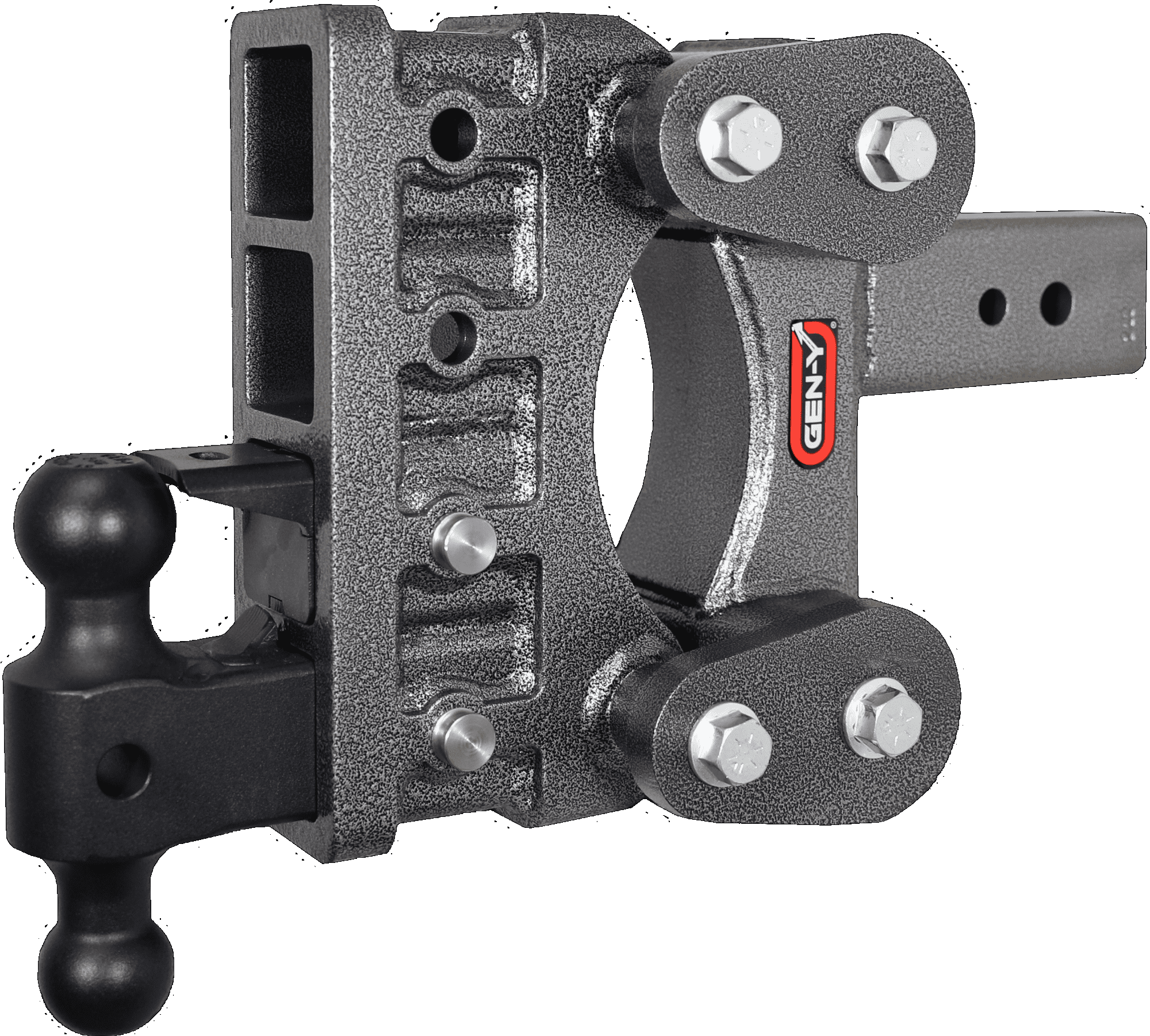 GEN-Y GH-2224 The BOSS TORSION-FLEX Adjustable 6" Drop Hitch with GH ...