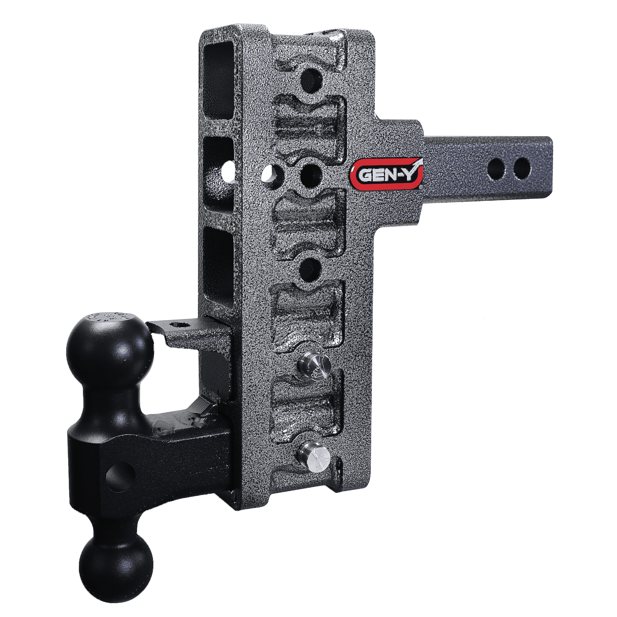 GEN-Y GH-225 MEGA-DUTY Adjustable 7.5" Offset Drop Hitch with GH-051 ...