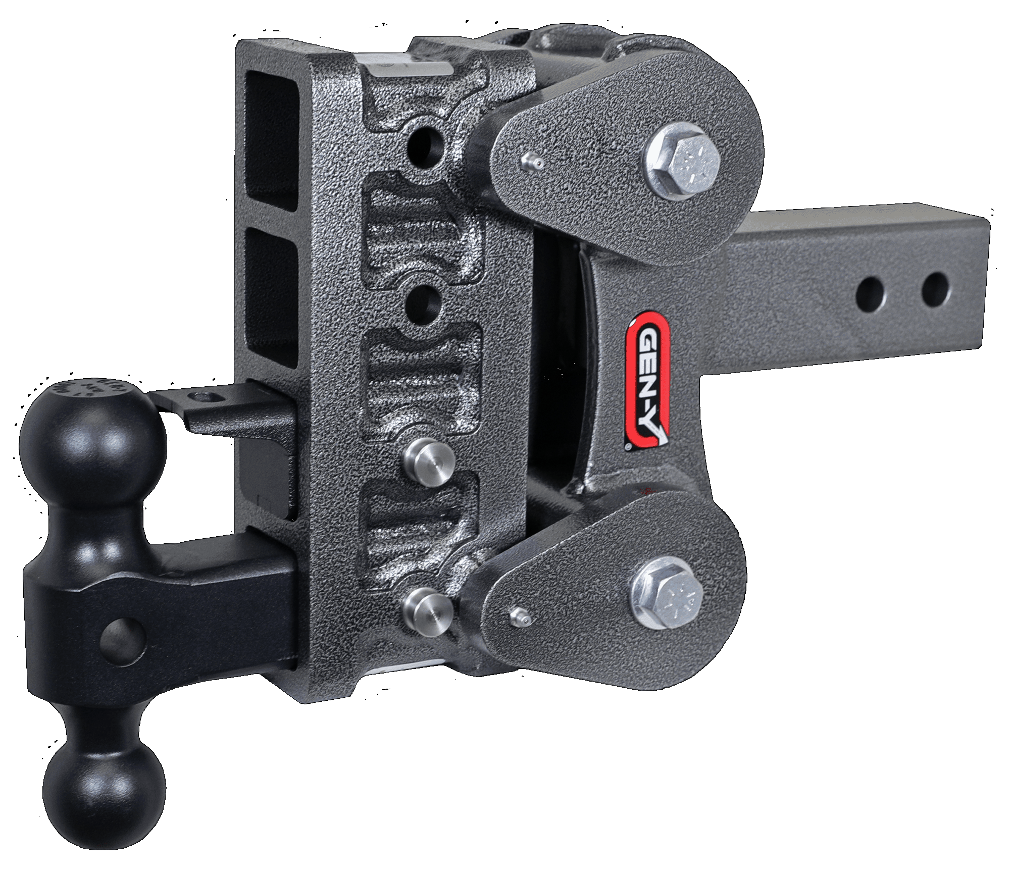 GEN-Y GH-2324 The BOSS TORSION-FLEX Adjustable 5" Drop Hitch with GH ...