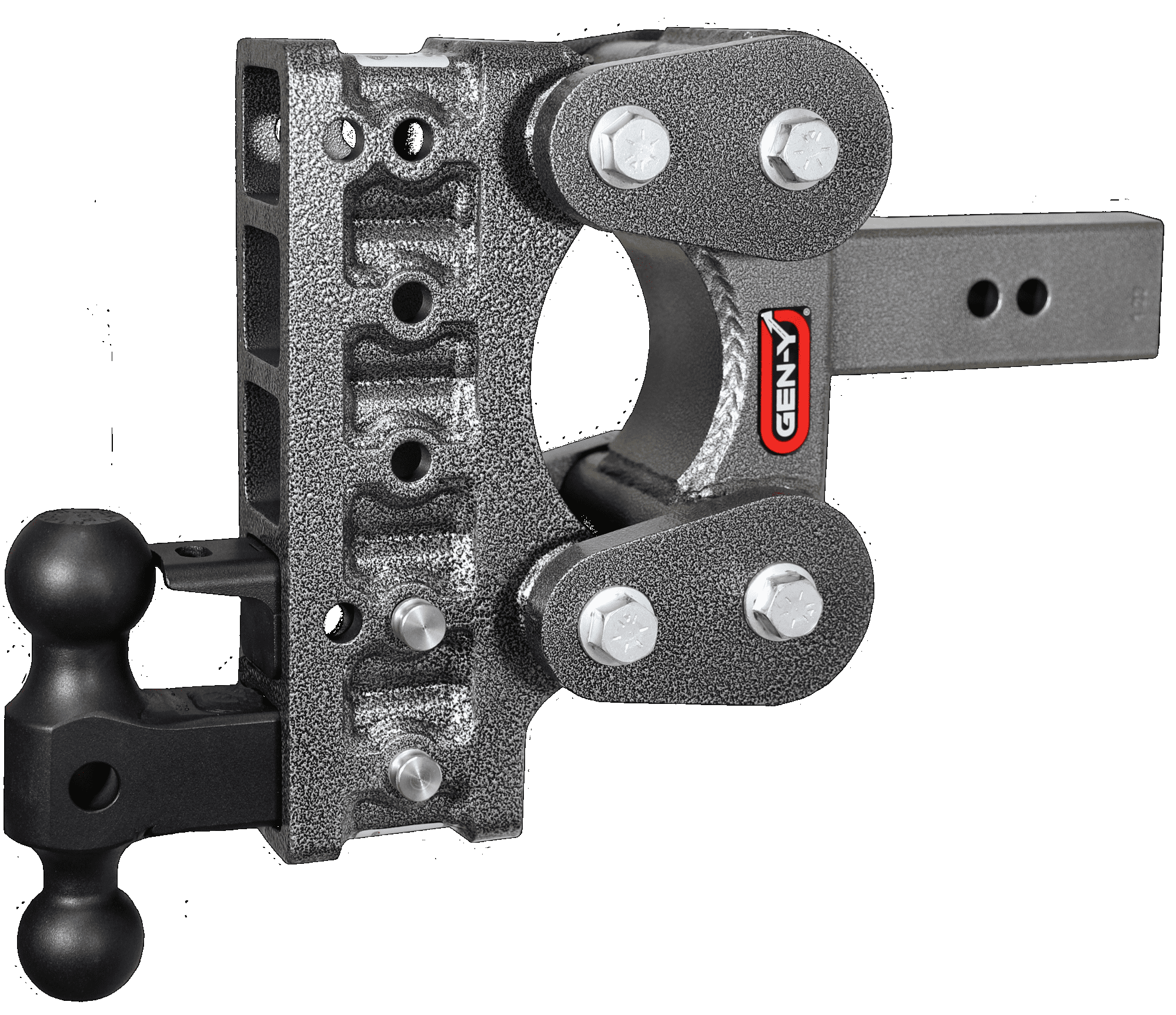 GEN-Y GH-2325 The BOSS TORSION-FLEX Adjustable 7.5" Drop Hitch with GH-031 Dual-Ball, GH-032 ...