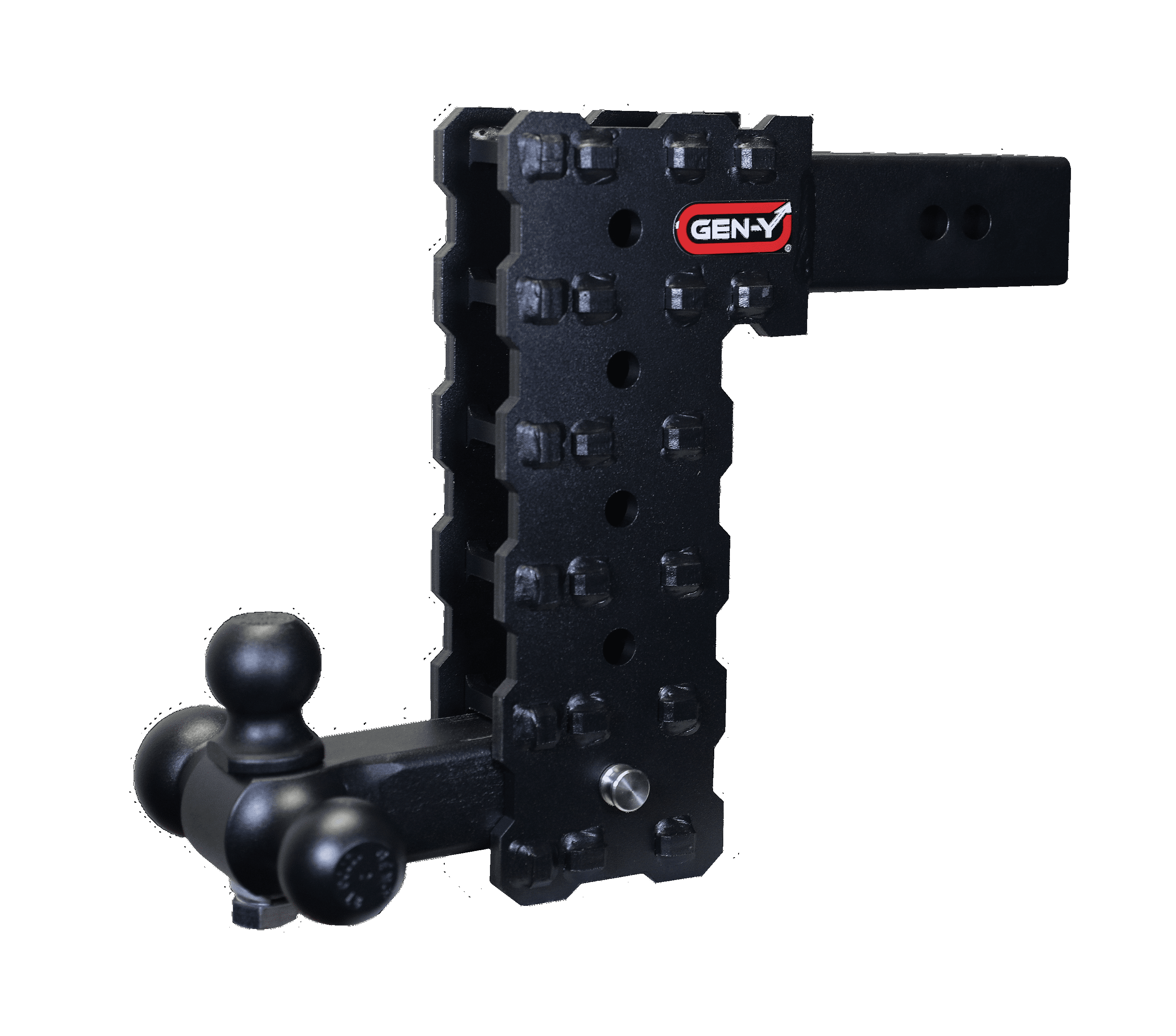 GEN-Y GH-2435X Phantom-X 16K Solid Shank Adjustable 10" Drop Hitch with ...
