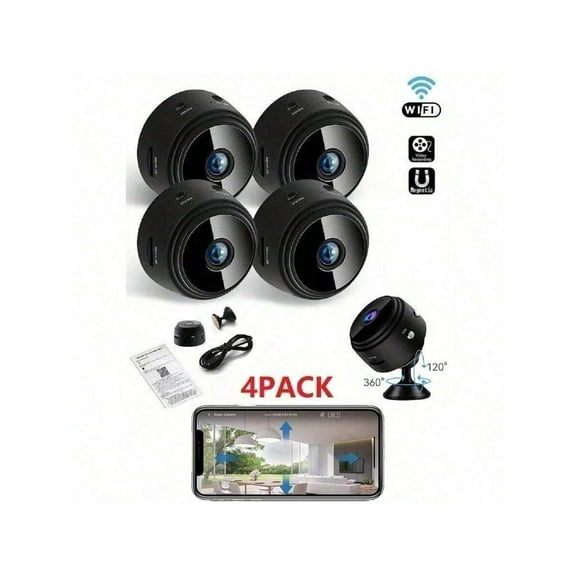 Cam Track Magnetic Mini Security Camera,Mini 1080p Hd Wireless Magnetic ...
