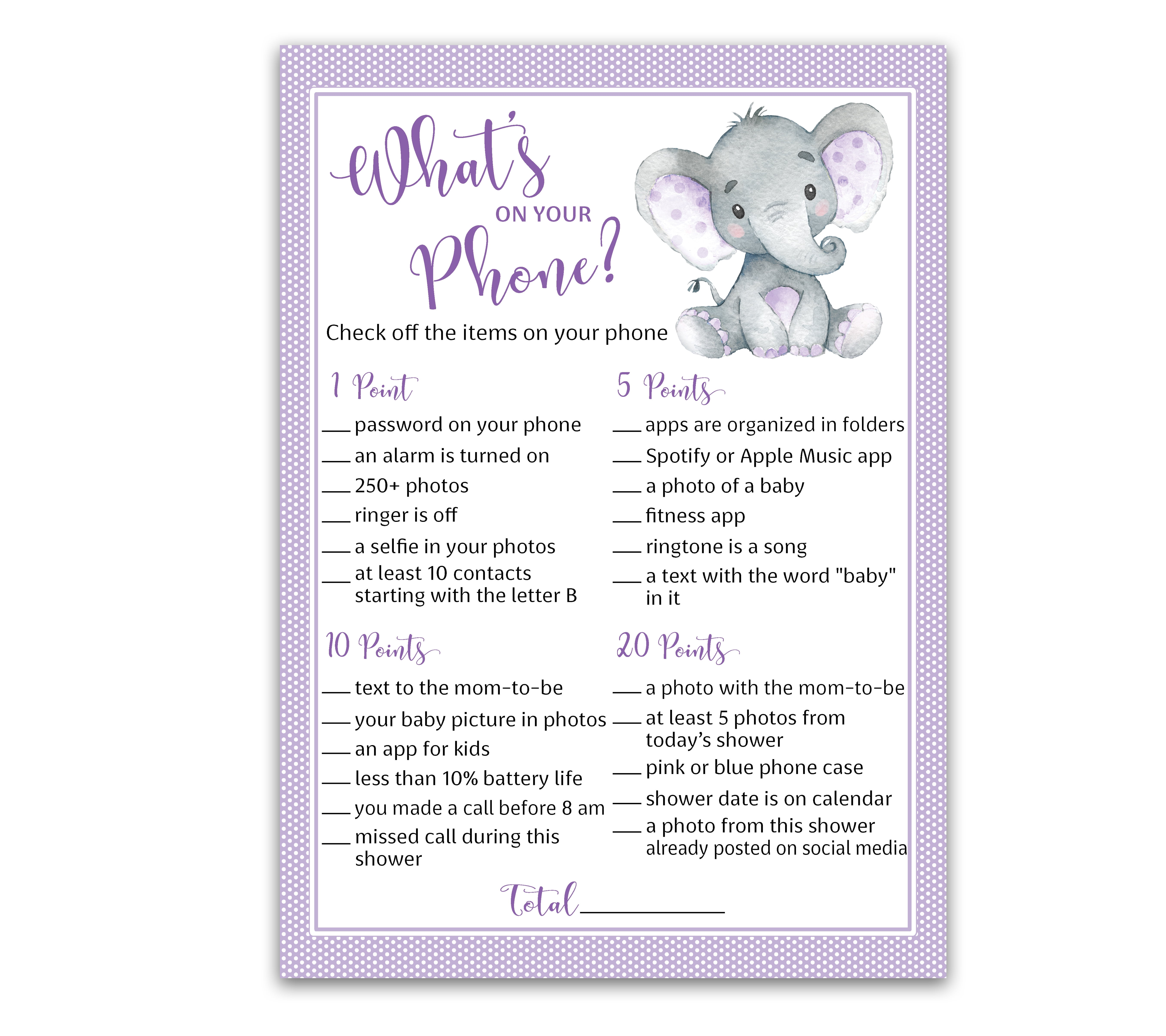GENDER NEUTRAL Baby Shower Game — WHATS ON YOUR Bahrain | Ubuy