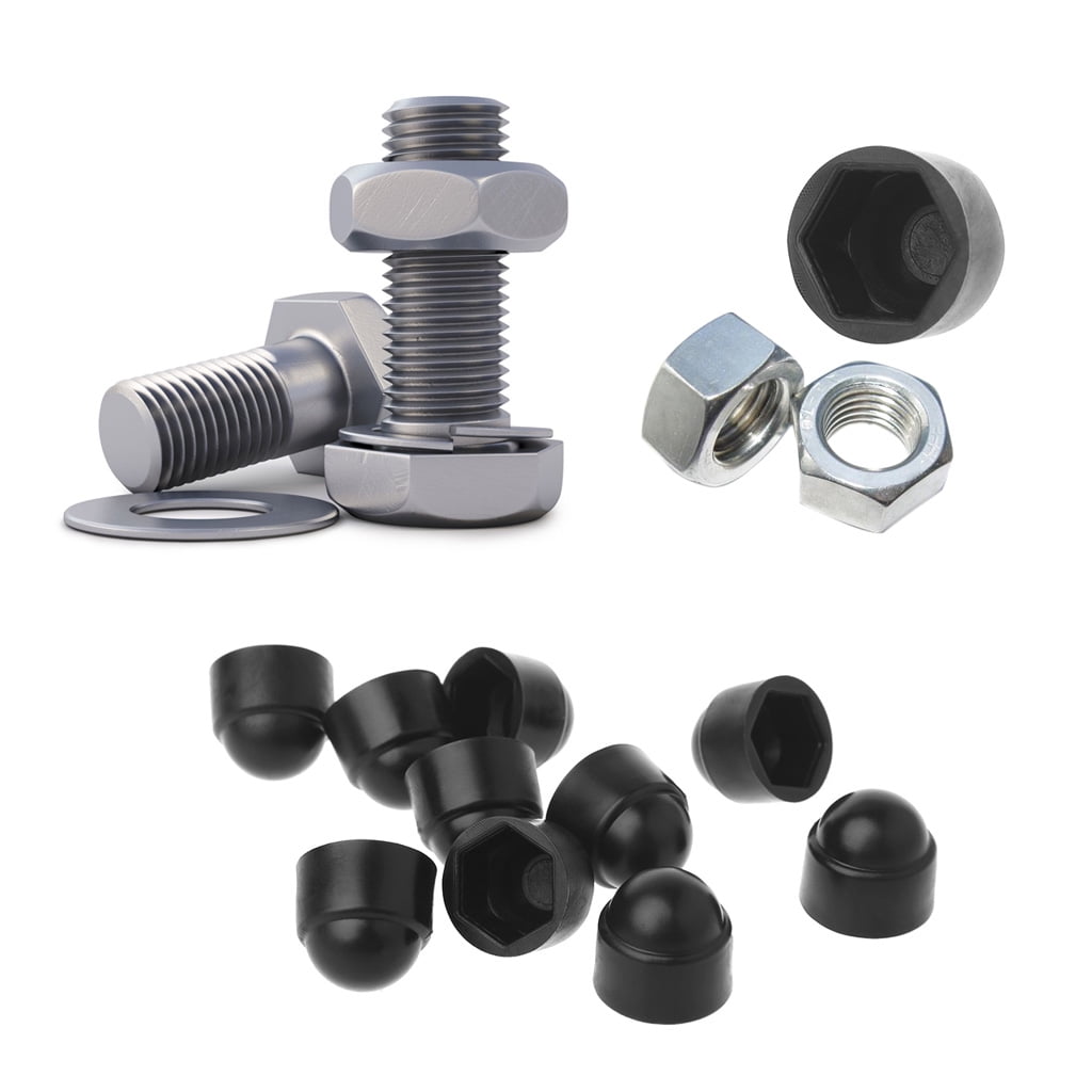 GENEMA 10Pcs M6 M8 M10 M12 Bolt Nut Dome Protection Cap Covers Exposed ...