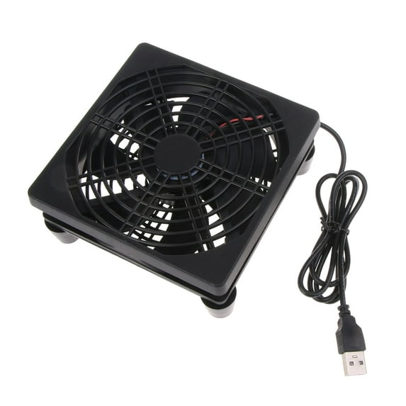 GENEMA 120mm 5V USB Powered PC Router Fans High Airflow Cooling Fan for ...