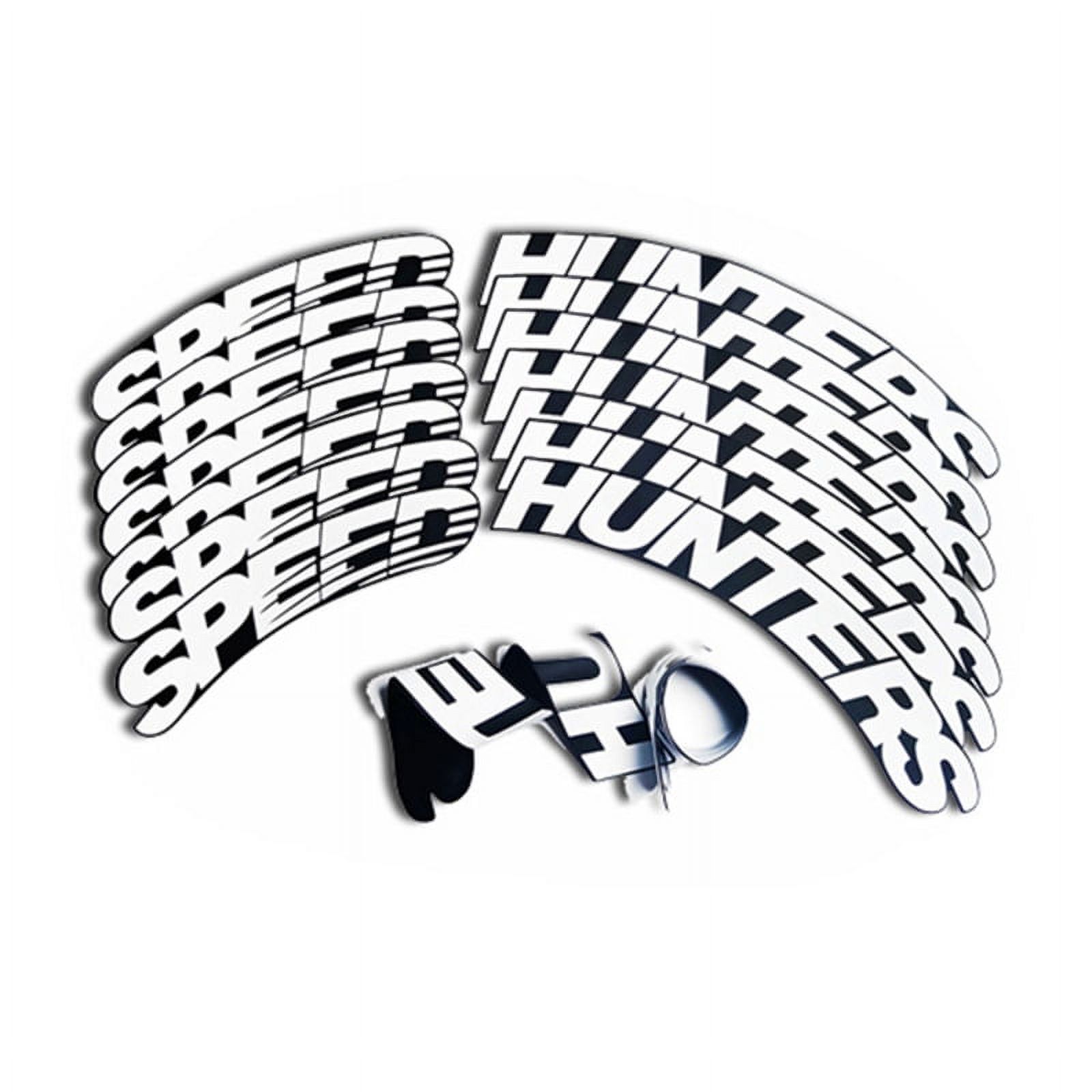 GENEMA 16x Speed Hunters Sticker Cool Wheel Hub Styling Universal Fits ...