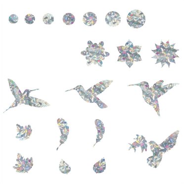 Large Window Clings Rainbow Glass 3D Sun Catcher Stickers Anti ...