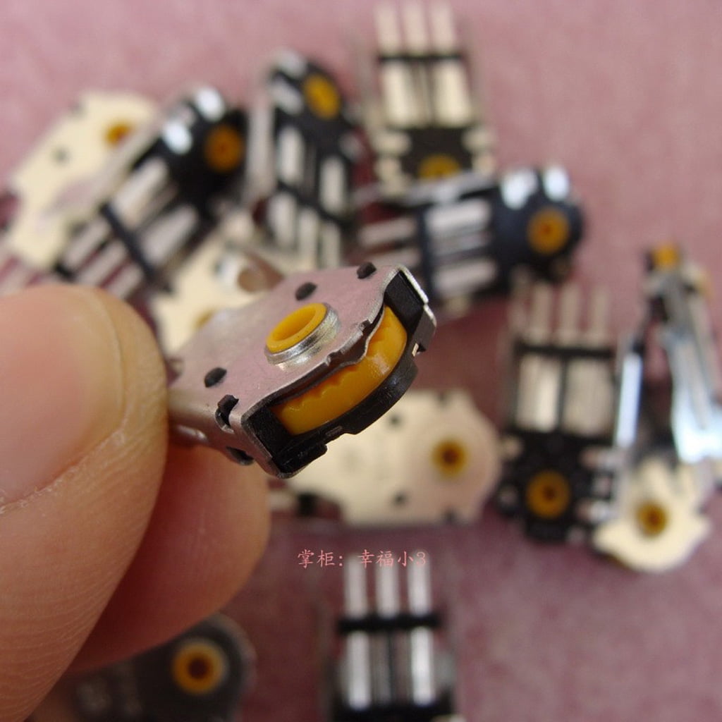 GENEMA 2Pcs TTC 8mm Mouse Encoder Mouse Wheel Decoder Yellow Core 48 ...