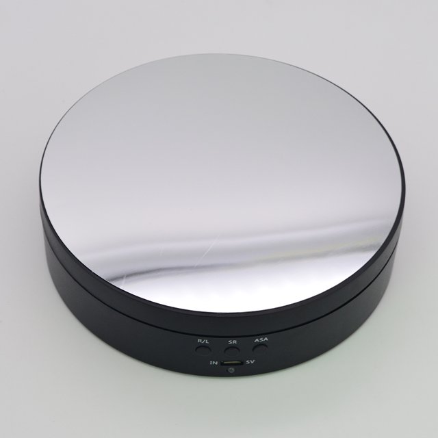 GENEMA 3 Speeds Electric Rotating Display Stand Mirror Turntable ...
