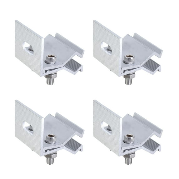 GENEMA 4pcs Pre Assembled Aluminium Clamps for Solar Structure ...
