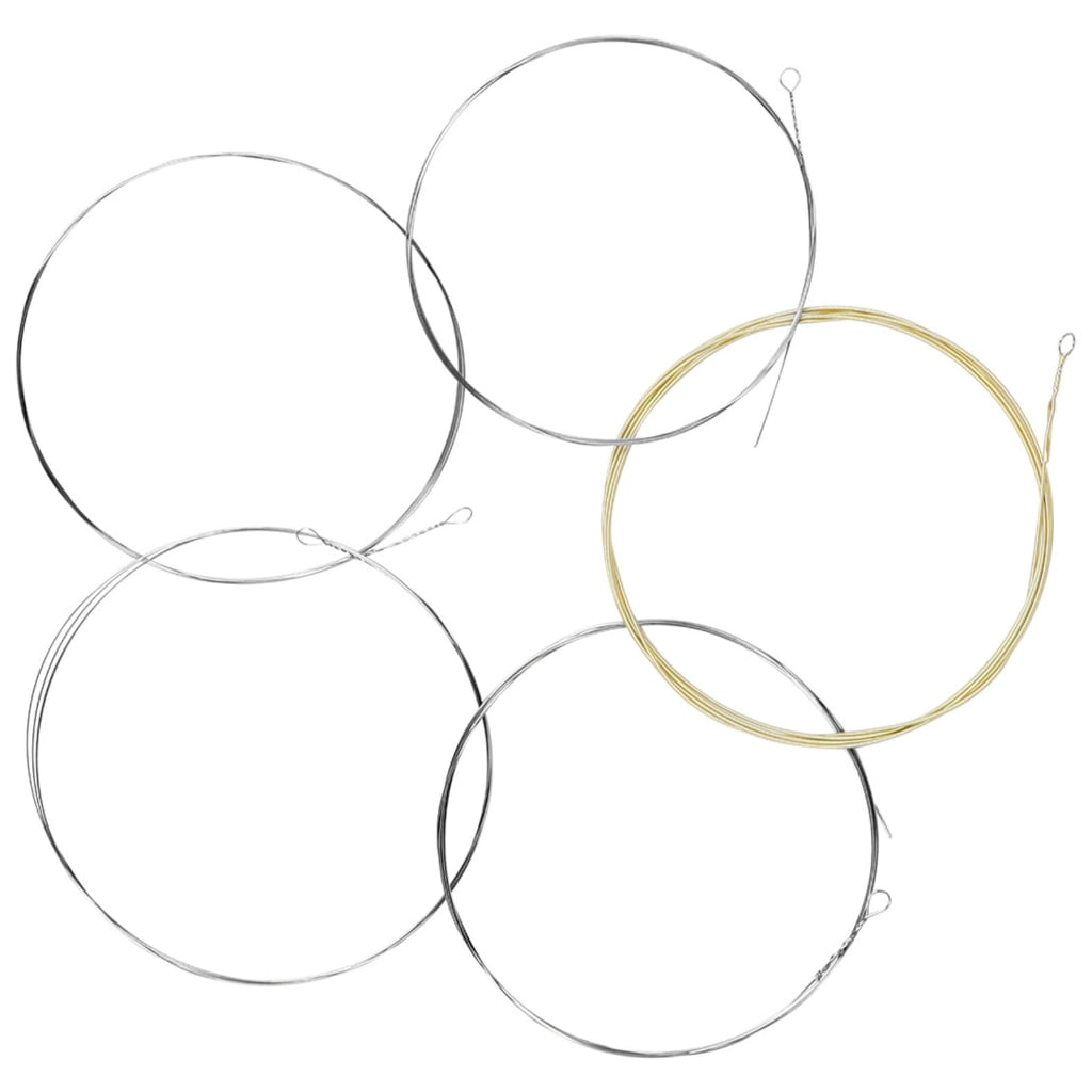 GENEMA 5-String Banjo Strings with Rustproof Coating Beginner Practice Strings Stainless Steel ...