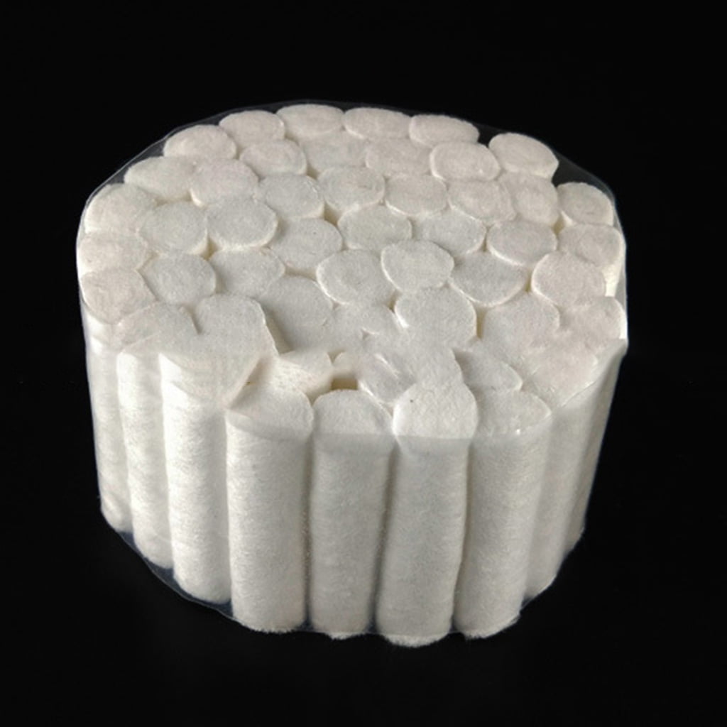 GENEMA 50Pcs White Disposable Dental Cotton Rolls High Absorbent Non ...