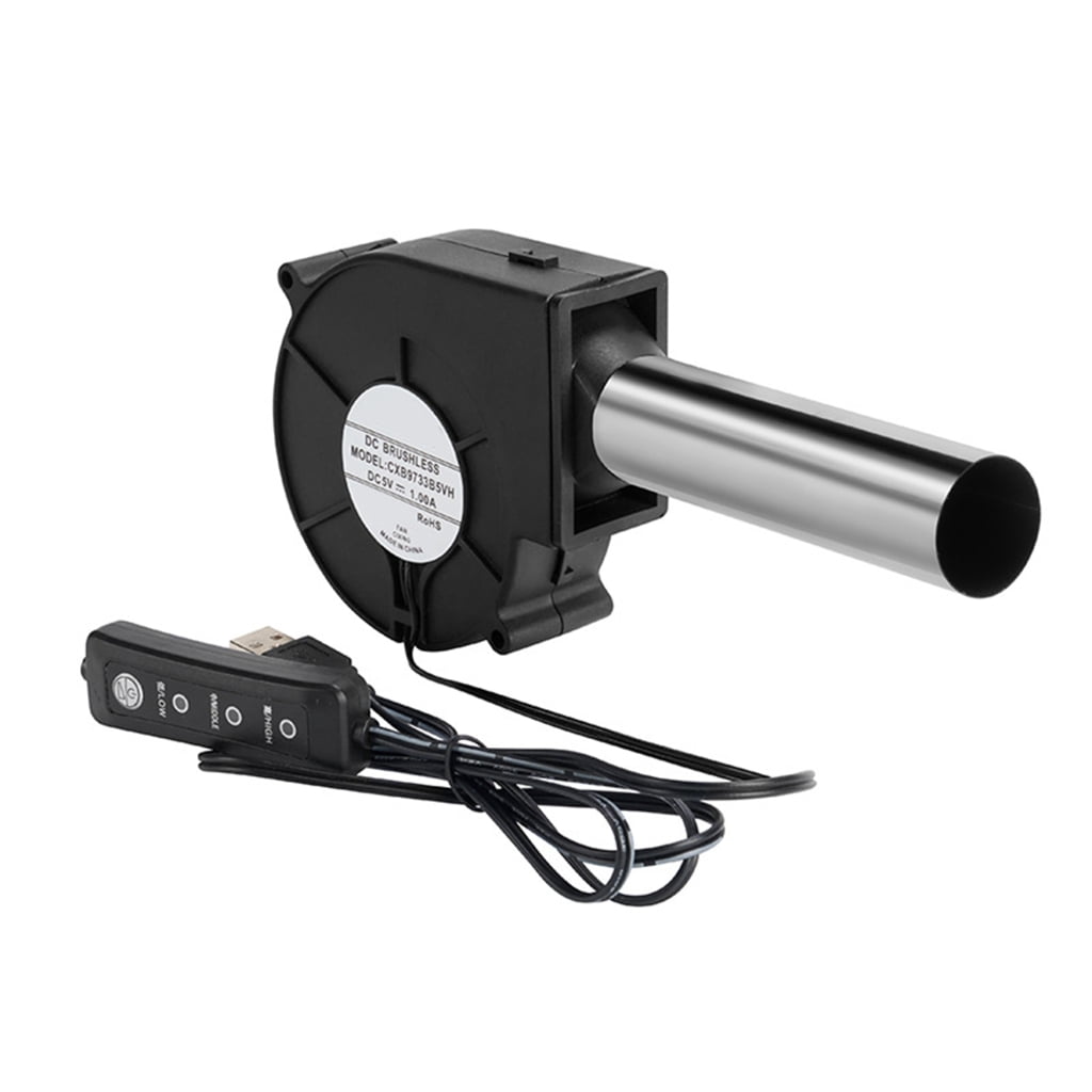 GENEMA 9733 5V USB Operated Blower Fan For Stove Camping Featuring 3 ...