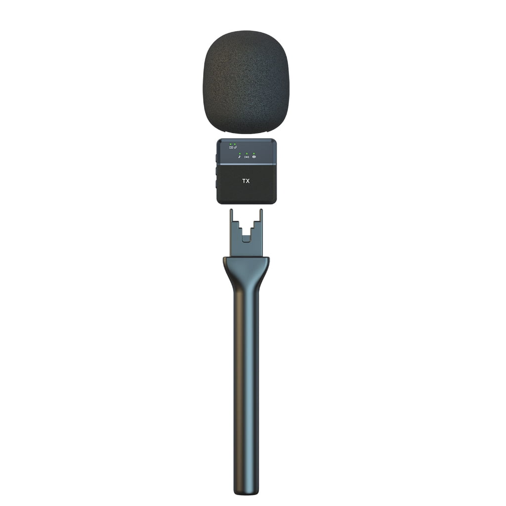 GENEMA Adjustable Grip Handheld Reporter Mic Adapter Stick Visible ...