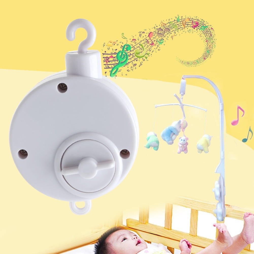 GENEMA Baby Infant Rotary Mobile Crib Bed Clockwork Movement Music Box ...