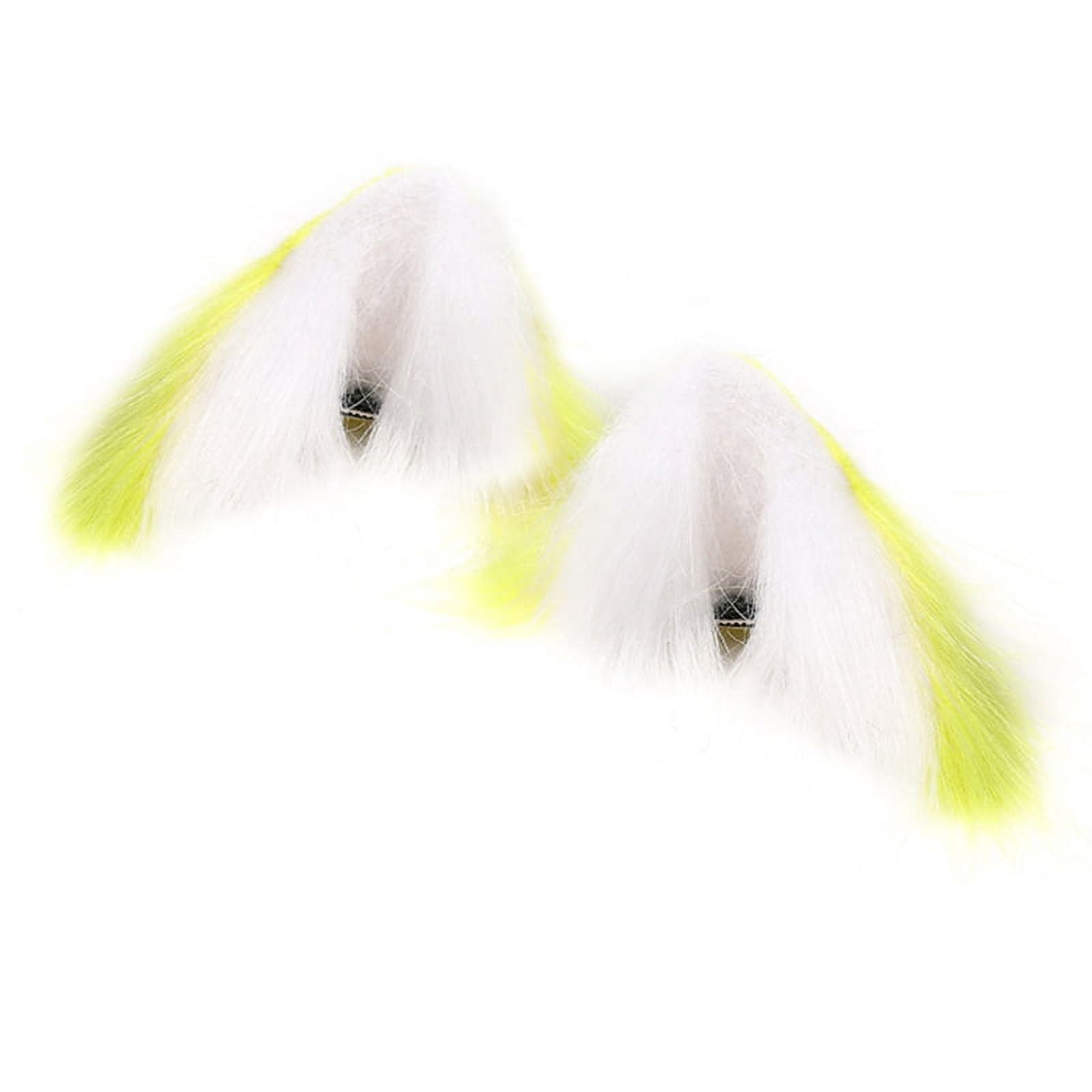 GENEMA Bangs Side Clips Lolita Cat Ears Hair Clip Animal Hair Side Clip ...