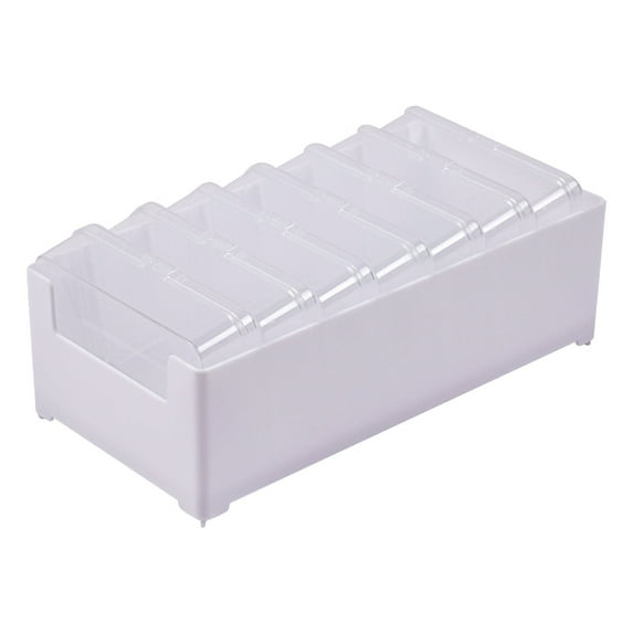 GENEMA Cable Management Box with Lid Cable Storage Box with 7 ...