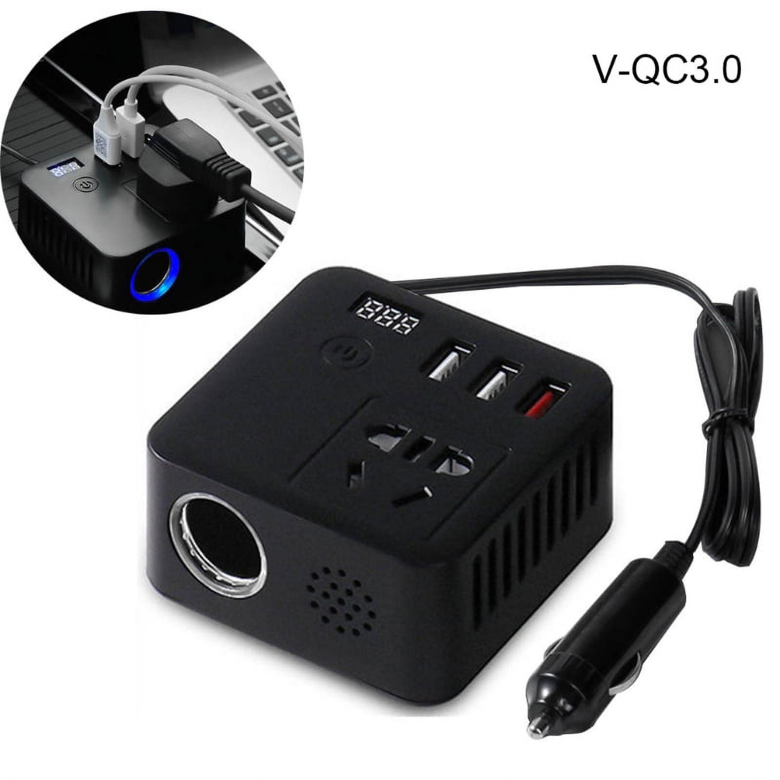 GENEMA Car Inverter 150W Power Inverter One Button Switch with ...