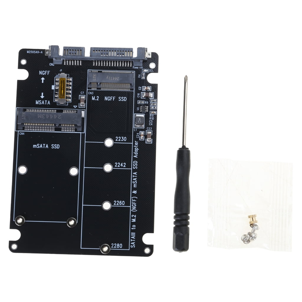 GENEMA Computer Expansion Card SATA3 to M.2 NGFFs MSATA Adapter Card ...