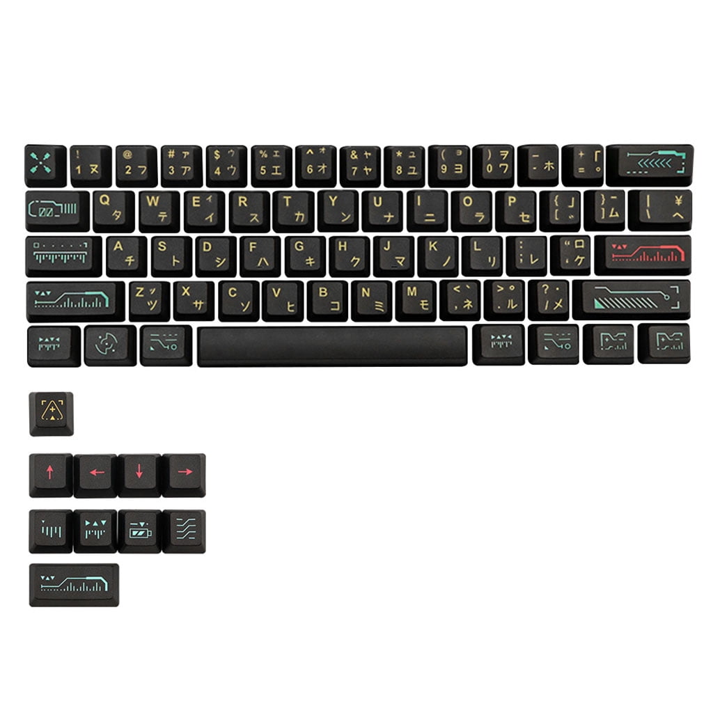 GENEMA Custom Keycaps Suitable for RK61 Gans Alt61 Anne Pro GH60 iquix ...