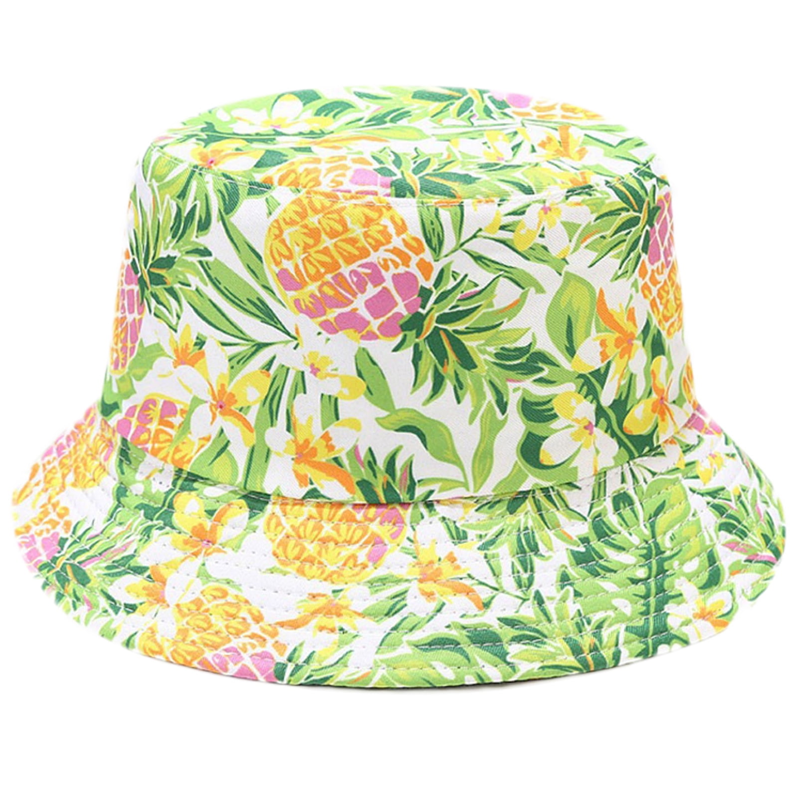 GENEMA Cute Fruit Lemon Pattern Basin Hat Double-sided Fisherman Cap ...