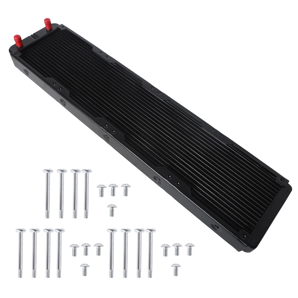 GENEMA DIY Liquid Cooling System High-Density Fins 18 Row Aluminum ...