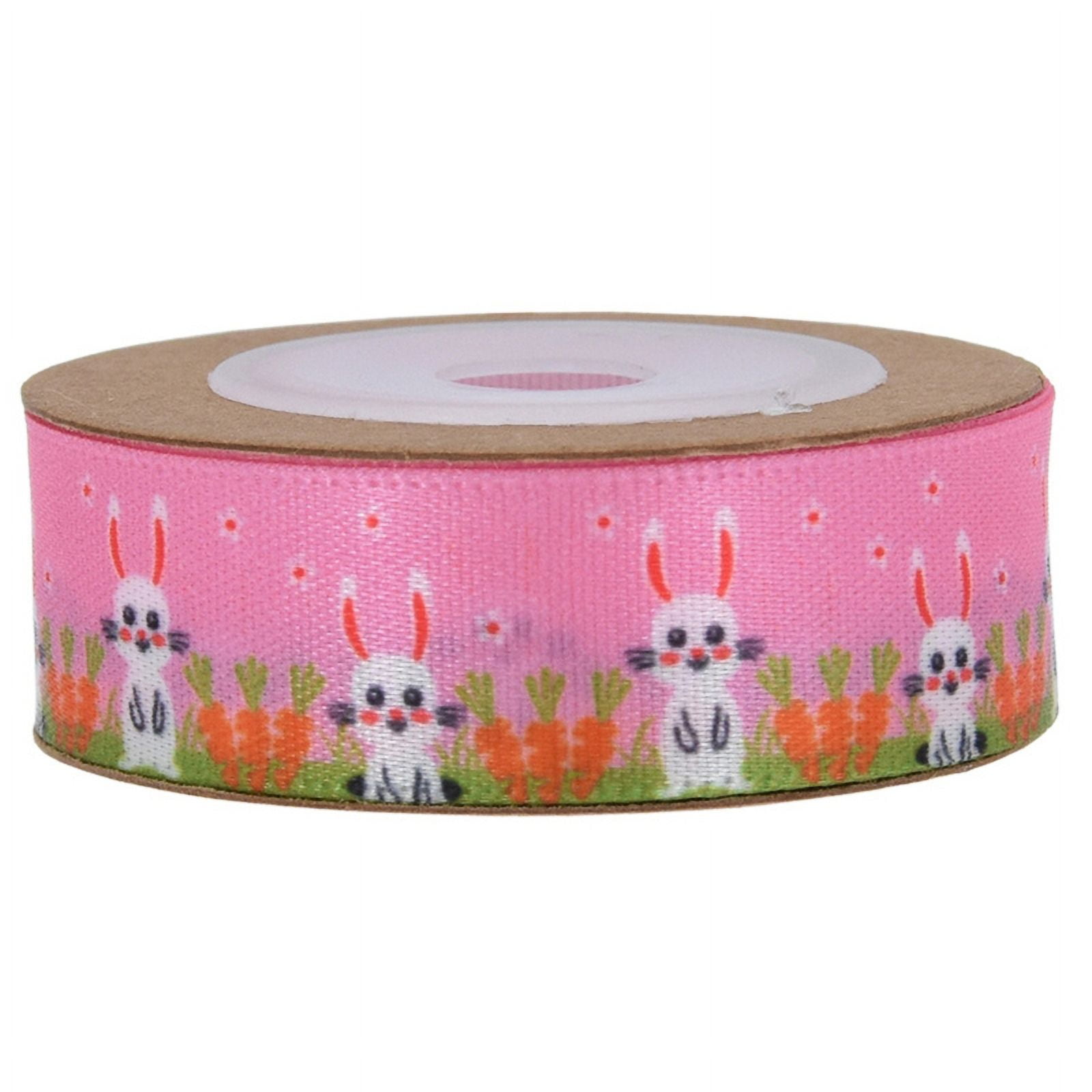 GENEMA Easter Ribbon Roll Bunny Rabbit Carrot Ribbons Hair Bow Diy Hair ...