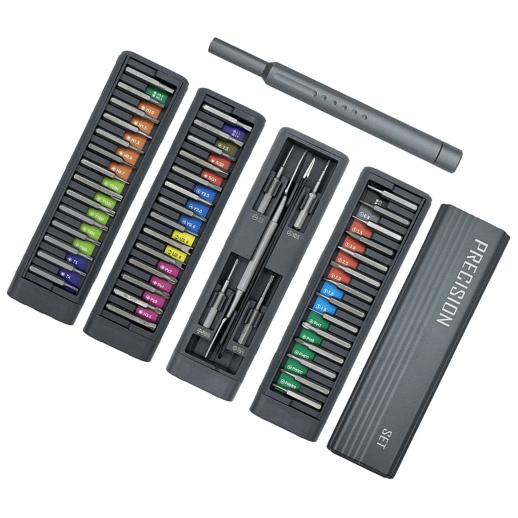 GENEMA Essential 49 Piece Screwdriver for Electronic Device Disassembly ...