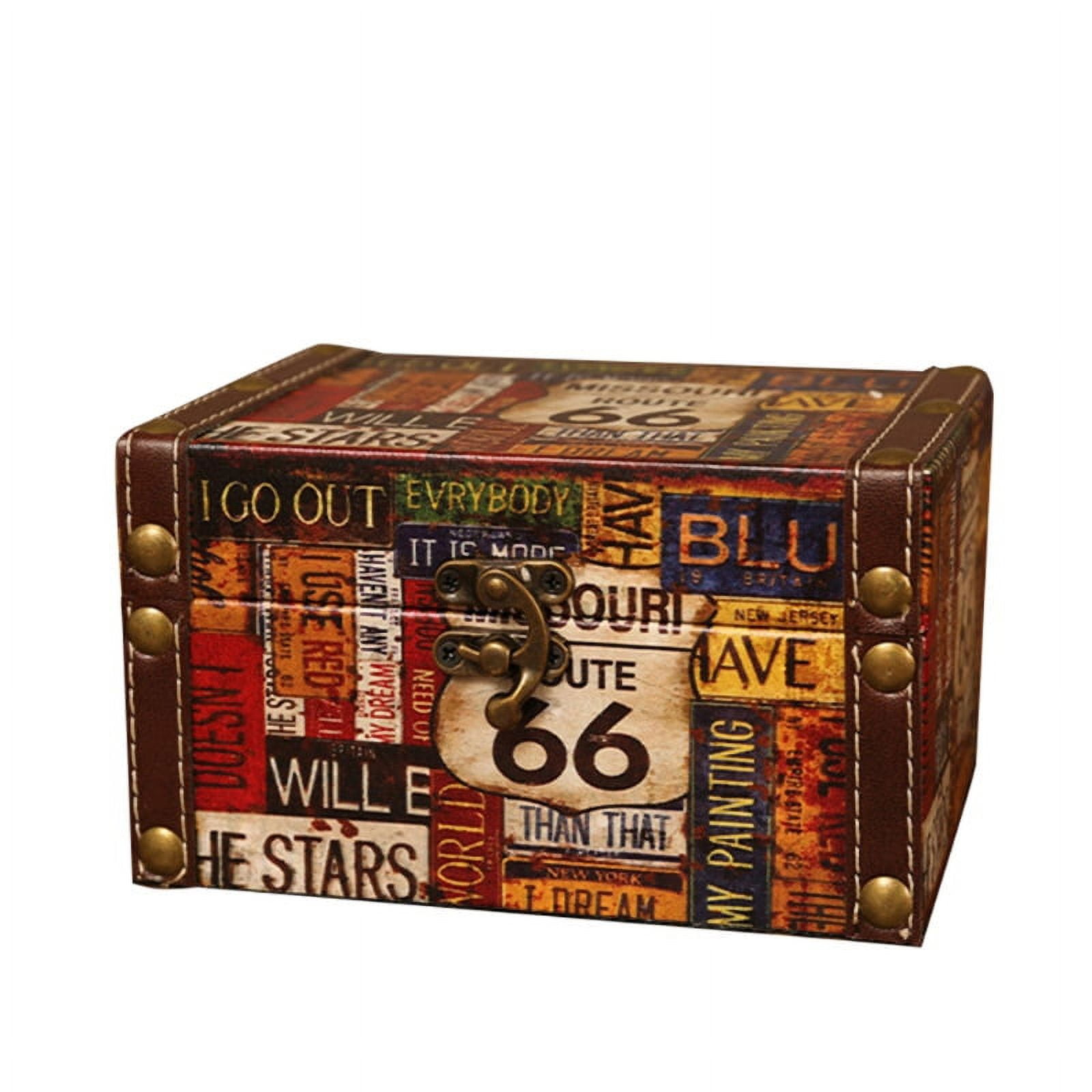 GENEMA European Style Vintage Jewelry Storage Box Multipurpose Antique ...
