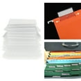 GENEMA File Folder Tabs 50 Sets Hanging File Folder Labels Tabs and ...