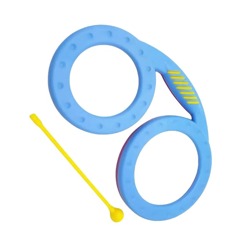 GENEMA Glasses Shape Drum Percussion Instrument Hand Drum Orff Musical ...