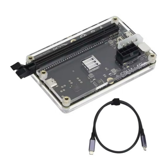 GENEMA HA 36 External PCIe Graphics Dock Fast Speed JHL6340 chip Expansion Dock Wide ...