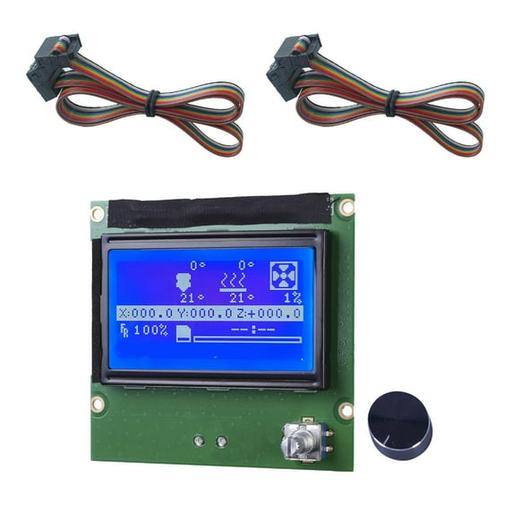 GENEMA LCD Control Panel For 3D Printer 12864 Display Screen Controller ...