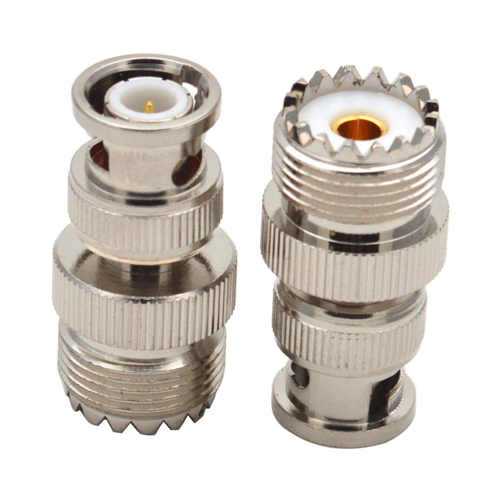 GENEMA Low Loss Ham-Radio Coax Adapter BNC Male to UHF SO239 Female RF ...