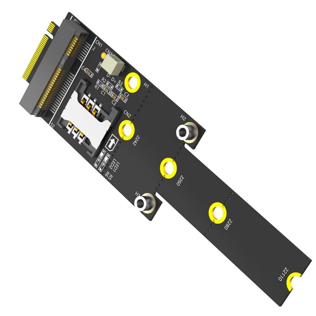 GENEMA Mini PCIE to M.2 M Key Adapter Support 2242 2260 2280 221100 ...