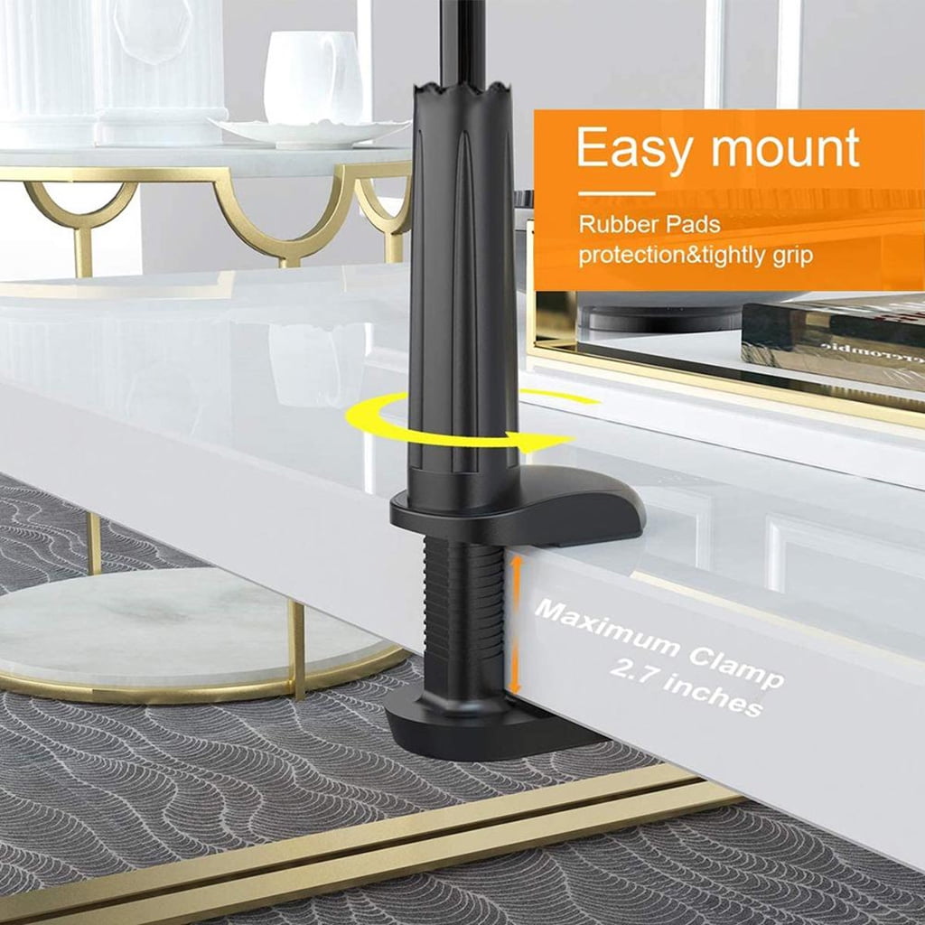 GENEMA Multifunction Camera Gooseneck Desk Mount Portable Adjustable ...