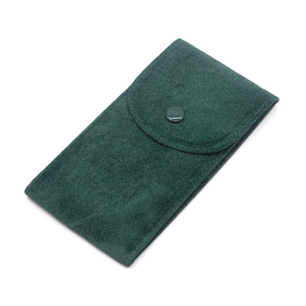 GENEMA Portable Flannelette Fabric Watch Pouch Storage Bag Single Watch ...