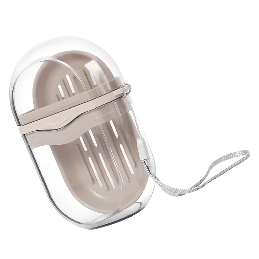GENEMA Portable Travel Soap Case Soap Dish With Leak Proof Lid Drain ...