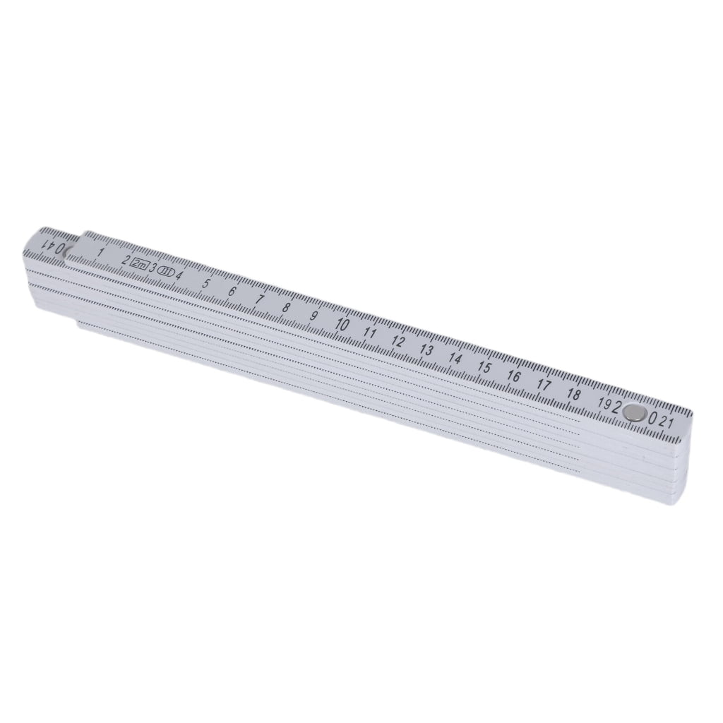 GENEMA Precision Metric Ruler Measuring Instrument 2m Folding Ruler ...