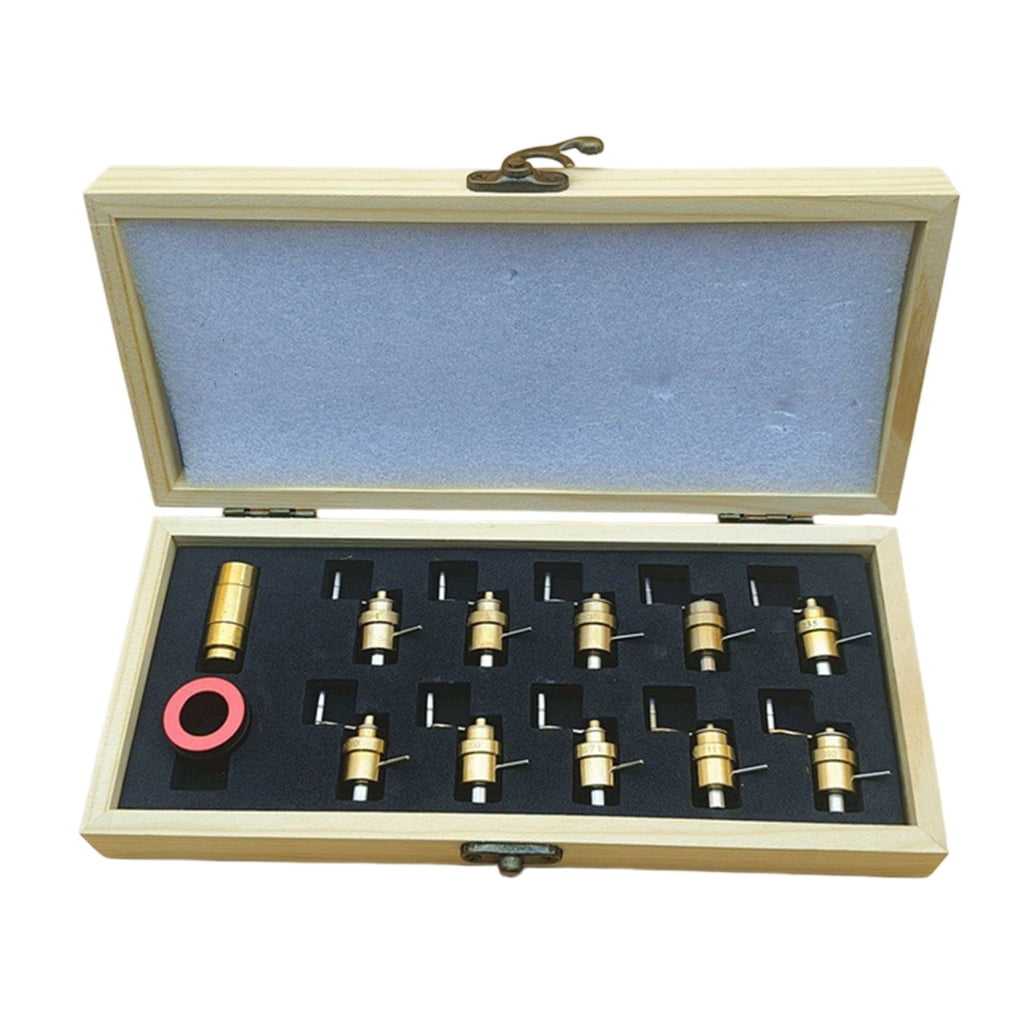 GENEMA Professional Metal Watch Repair Tool Set Mainspring Winder Watch ...