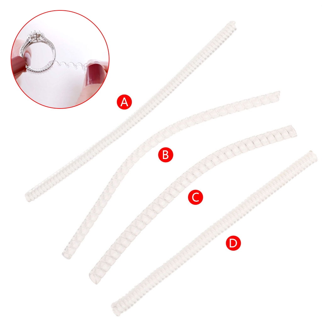 GENEMA Ring Adjuster Invisible Transparent Spiral Cord Tension Reducer ...