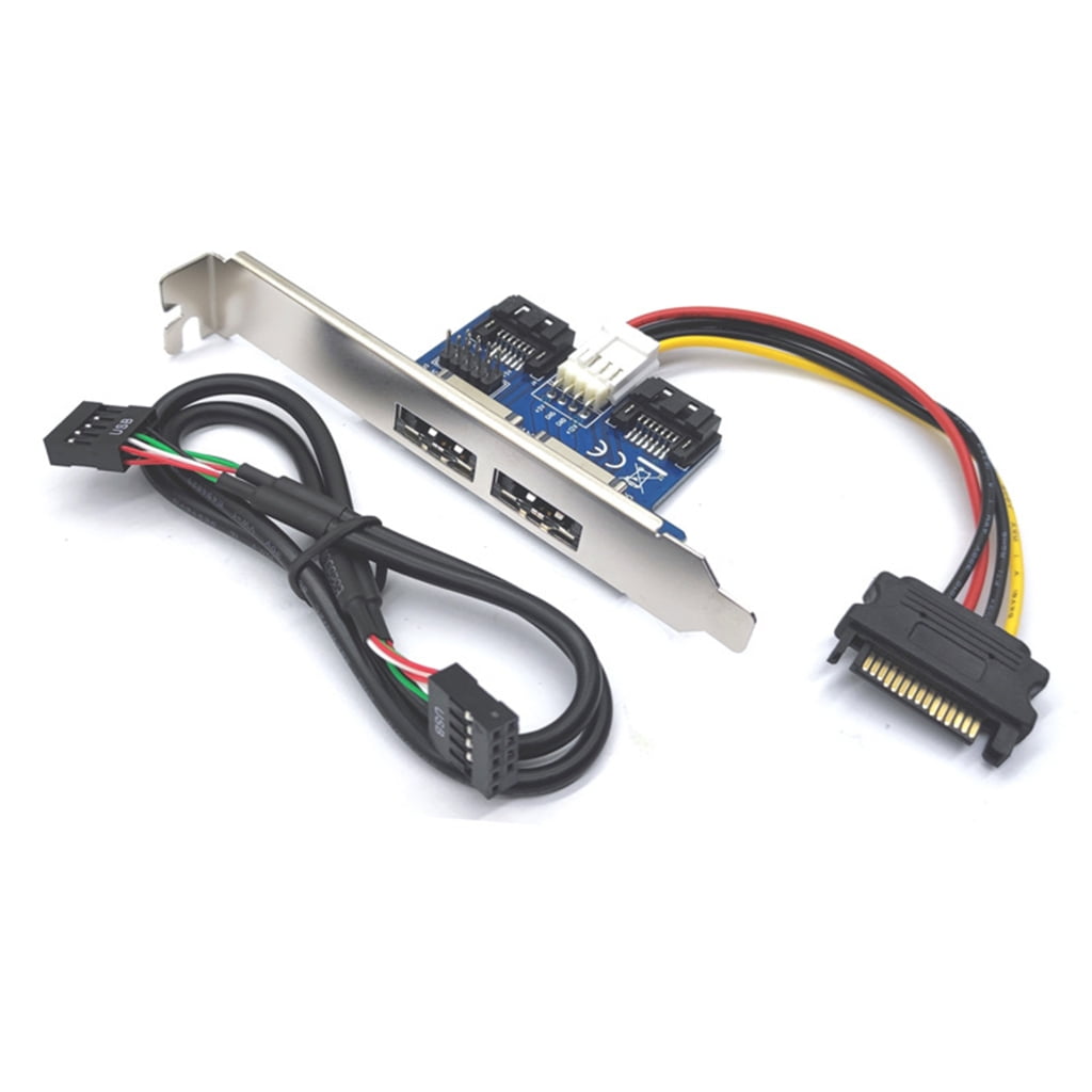 GENEMA SATAs to Power ESATA Adapter Card for 5V and 12V Hard Drive ...