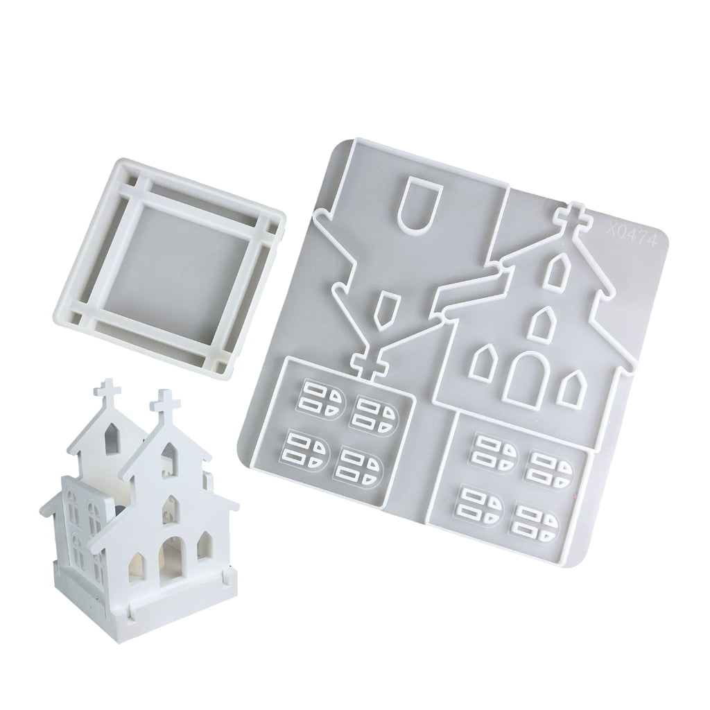 GENEMA Set of 2 Flexible Silicone Casting Molds Religious Event Mold ...