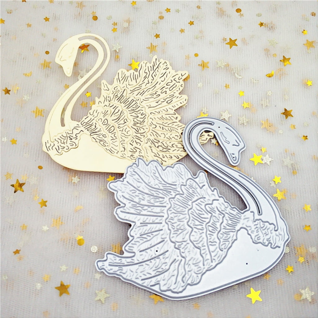 GENEMA Swan Dies Craft Die Metal Cutting Dies Cut For DIY Paper Card ...