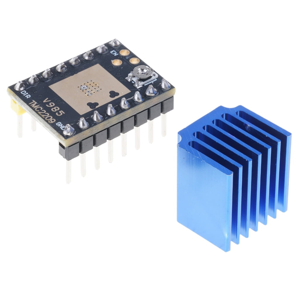 GENEMA TMC2209 V1.2 Stepper Motor Driver with Heatsink for 3D Printer Control Board Current ...